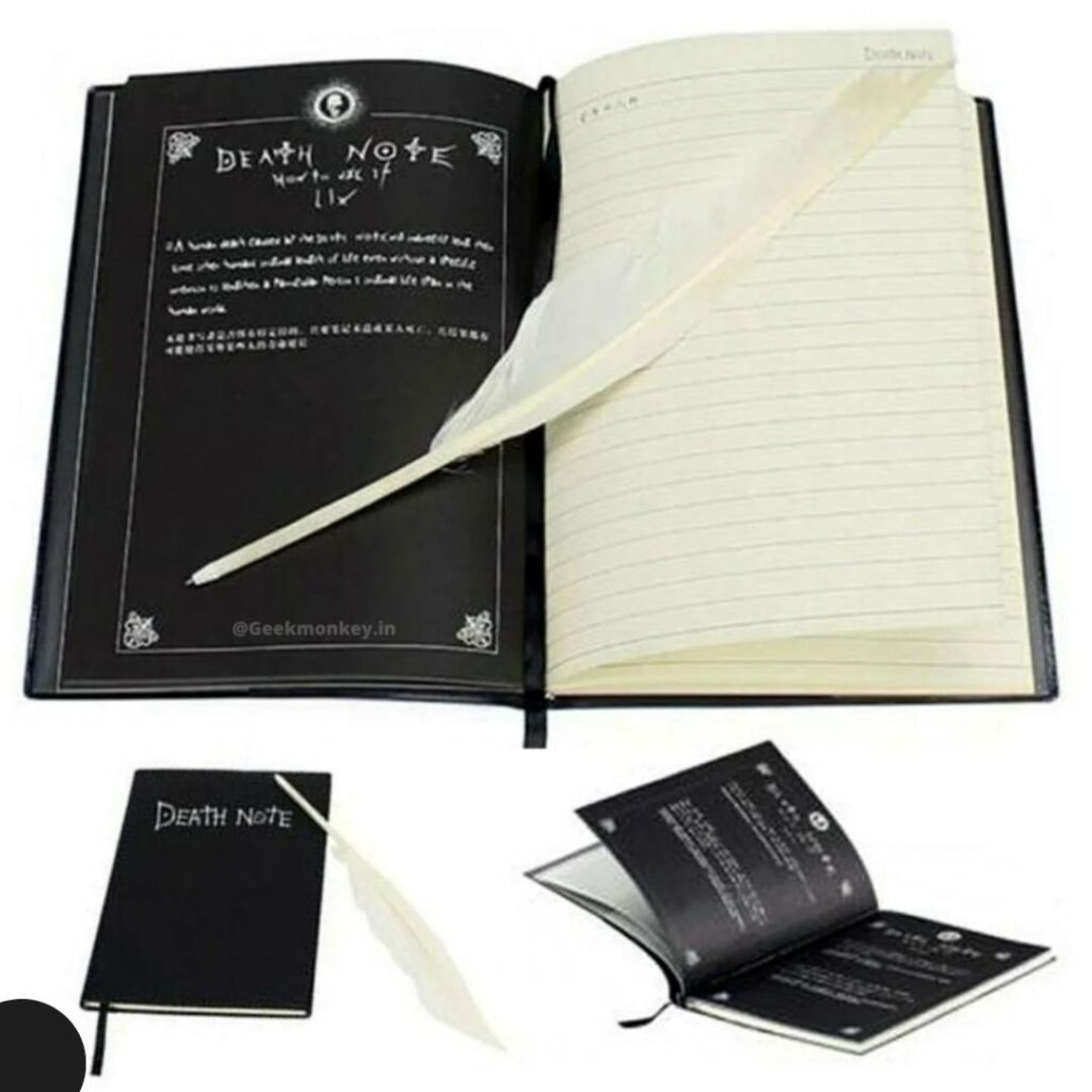 Death Note - Journal with Feather Quill - awwrange
